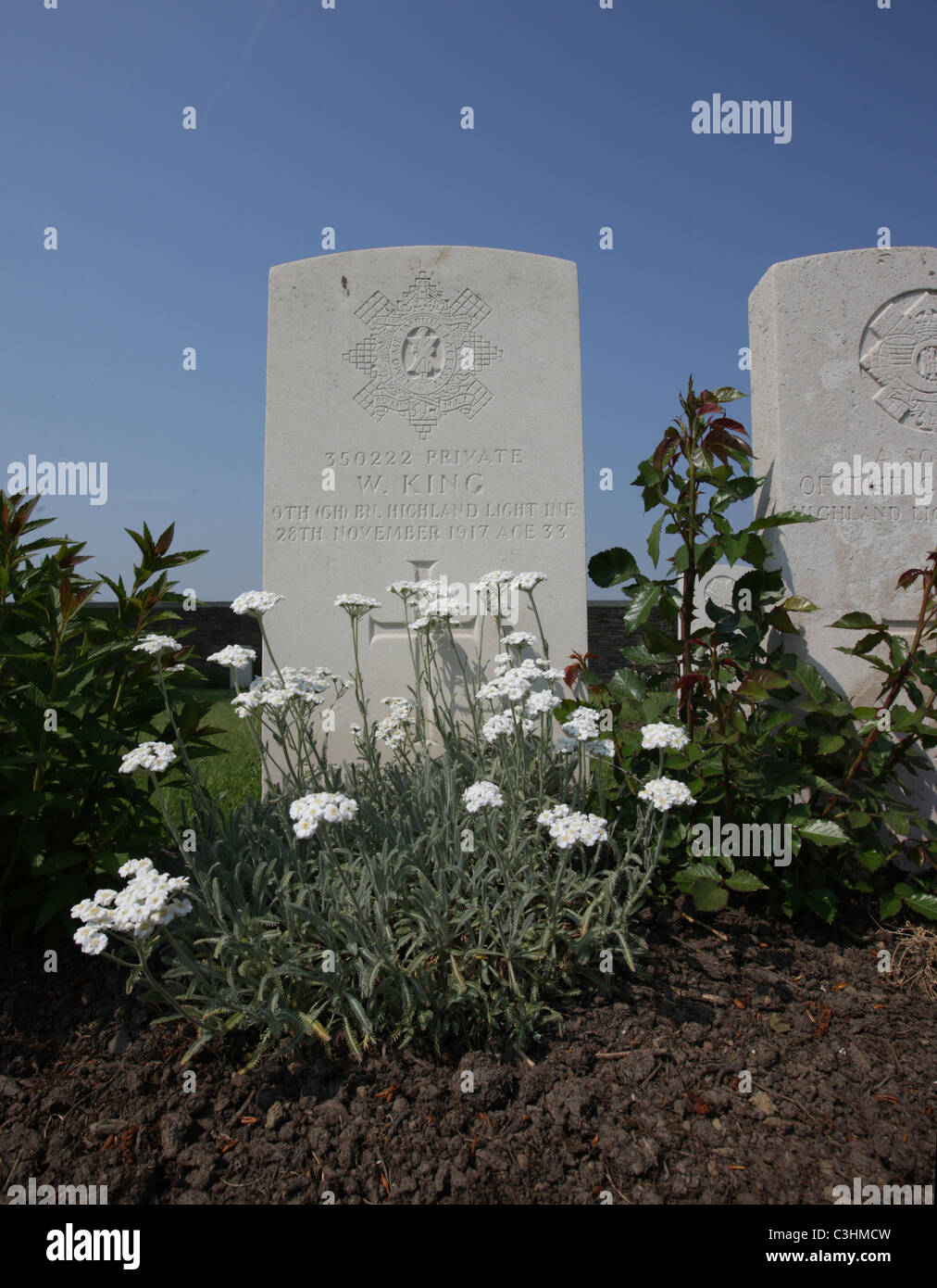 Passchendaele New British Cemetery Stock Photo - Alamy