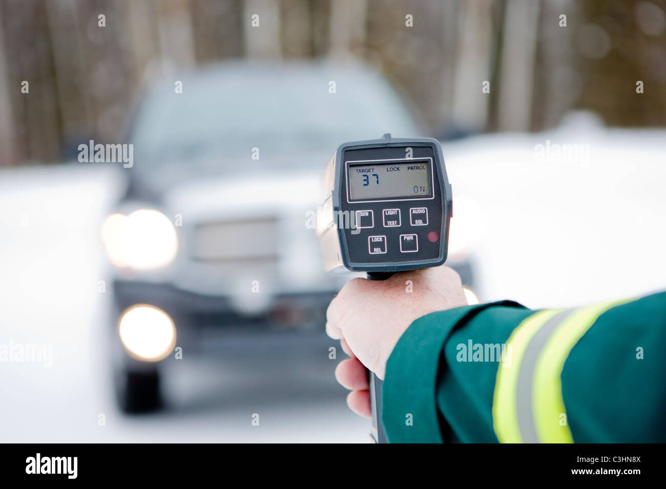 Speed gun hi-res stock photography and images - Alamy