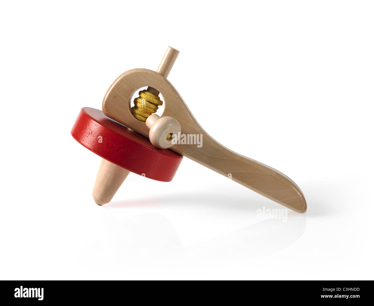 Studio shot of spinning top Stock Photo - Alamy