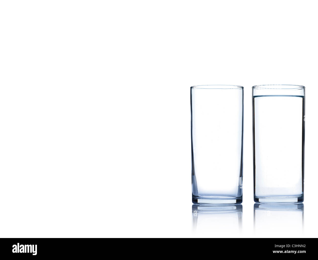 Full empty glass Cut Out Stock Images & Pictures - Alamy