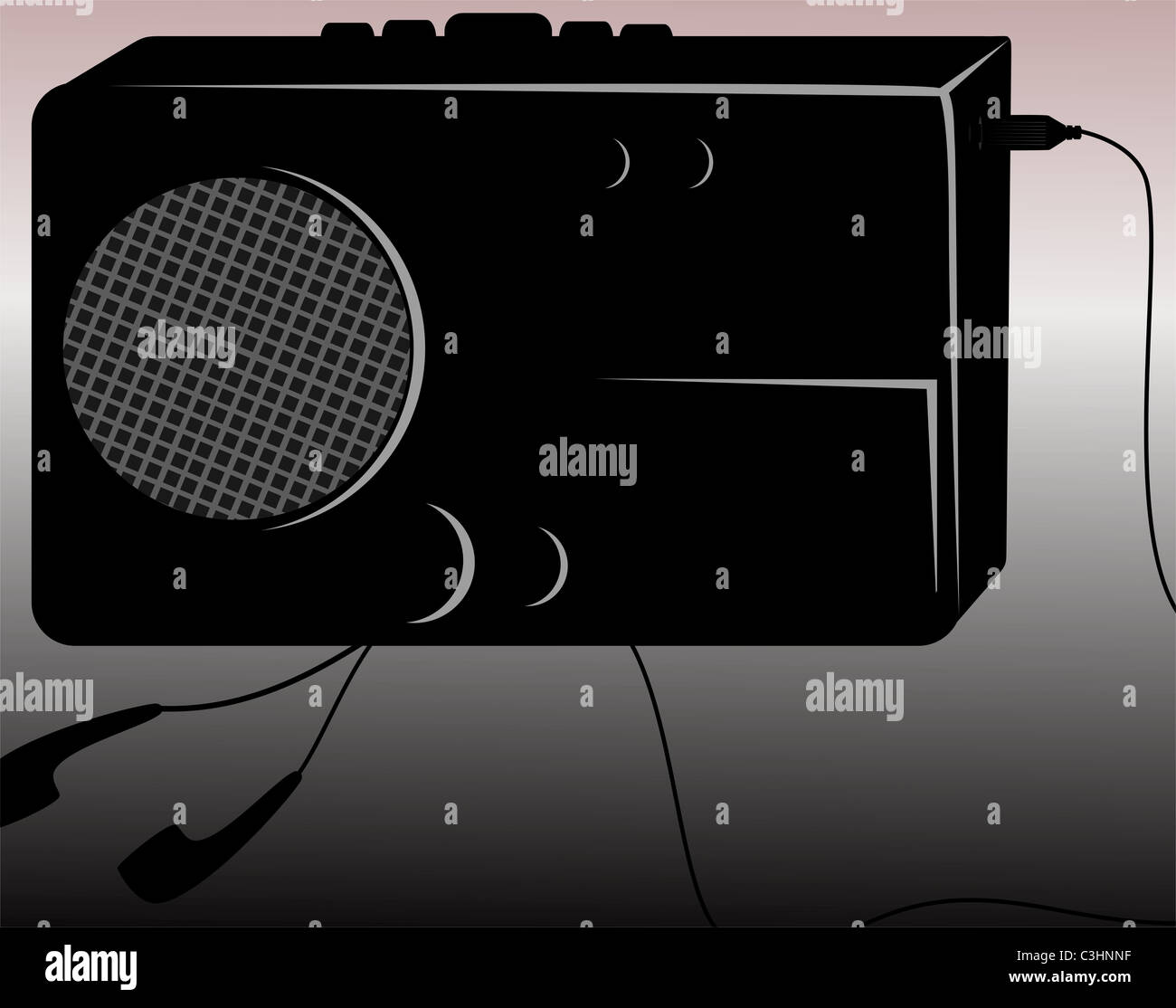 entertainment equipments with radio Stock Photo - Alamy