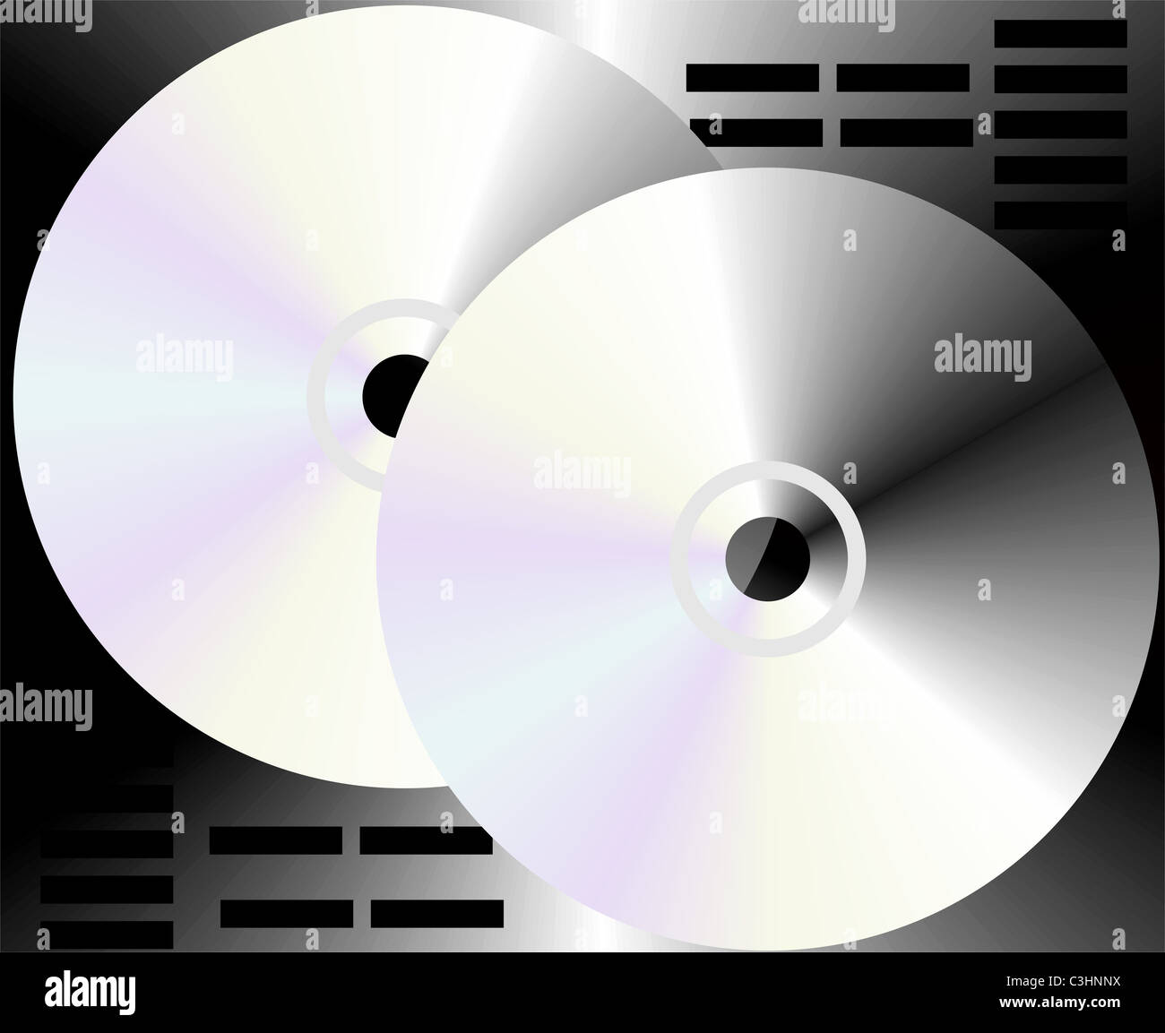 Illustration of Compact Disc Stock Photo - Alamy
