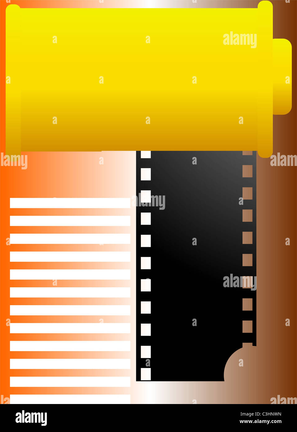 Film roll logo hi-res stock photography and images - Alamy