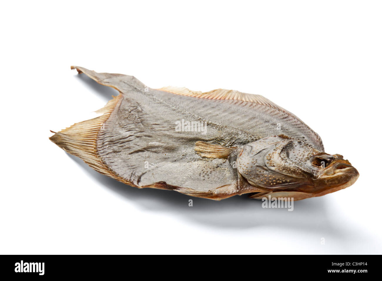 Dried fish isolated on a white background Stock Photo - Alamy