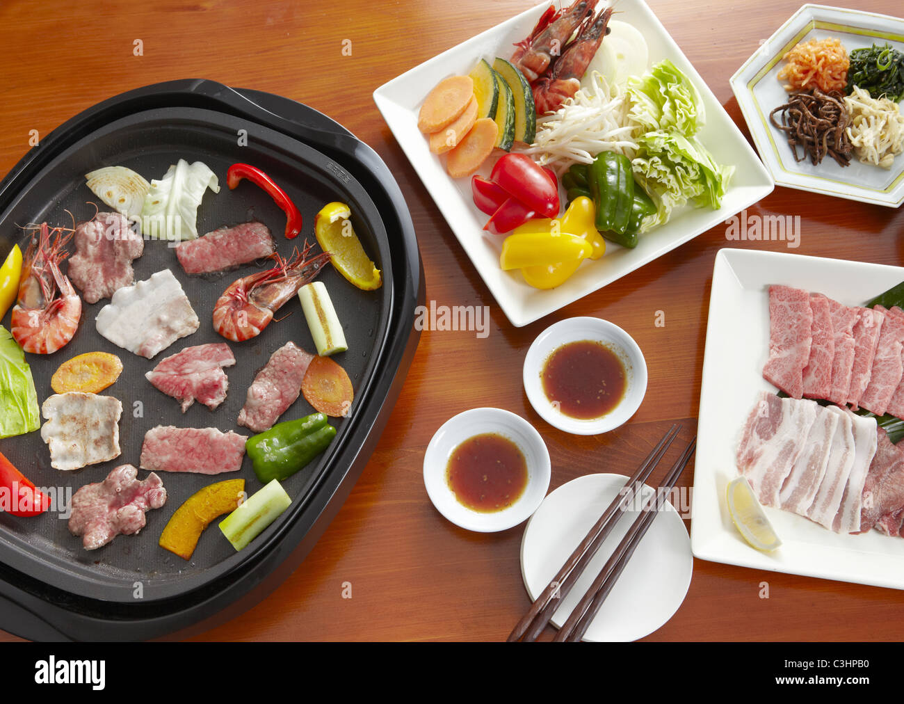 Japanese barbeque hi-res stock photography and images - Alamy