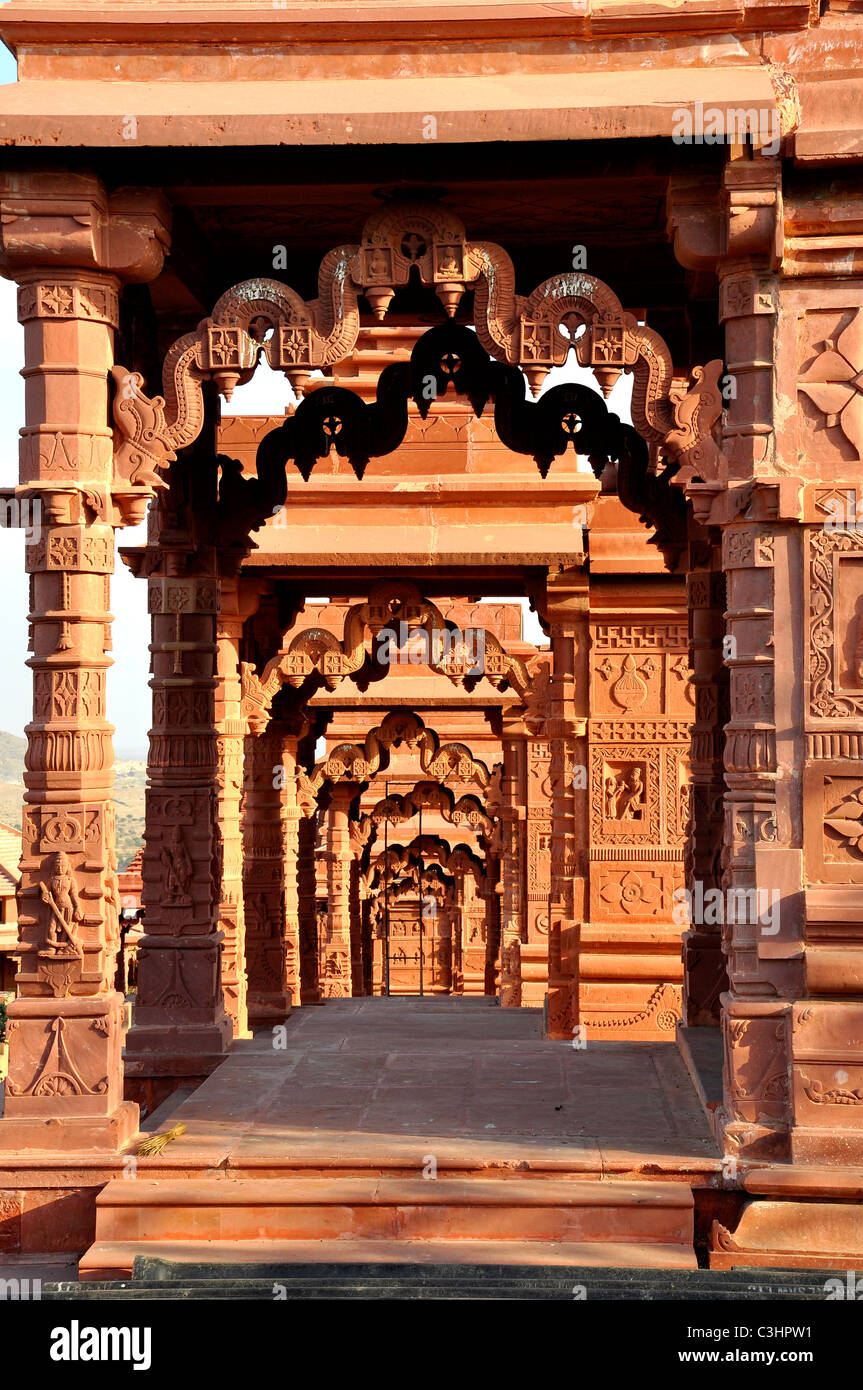 A view of Jain temple,Nareli, Ajmer,India Stock Photo - Alamy