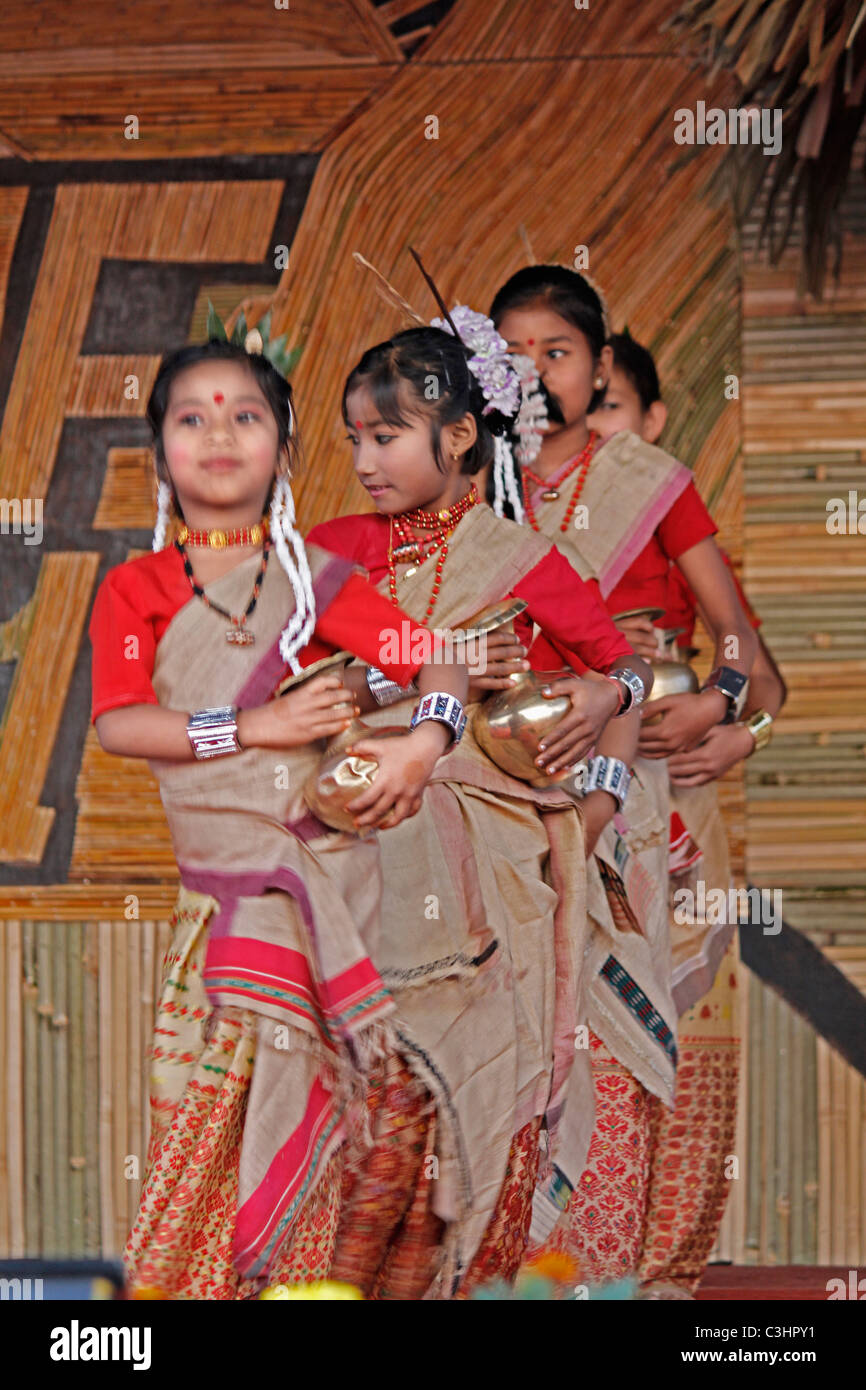 Bihu, Assamese Tribes Performing Traditional Bihu Dance at Namdapha eco ...