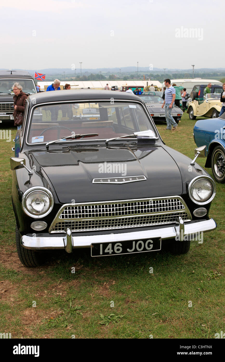 A vintage 1960s English Ford Consul car Stock Photo - Alamy
