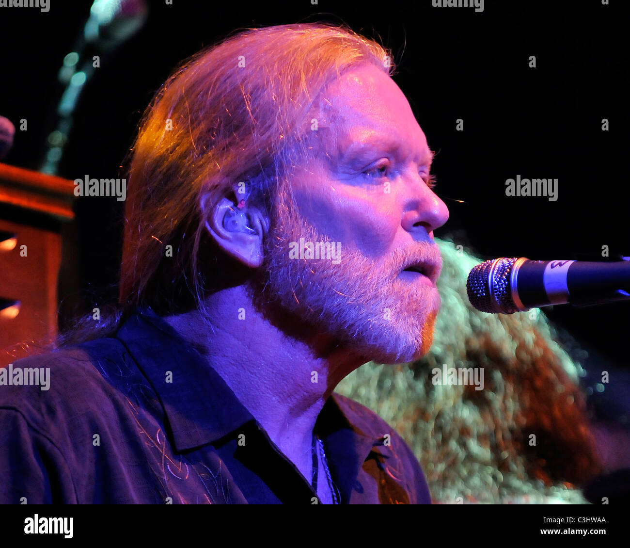 Greg Allman The Allman Brothers Band performing at the Seminole Hard ...