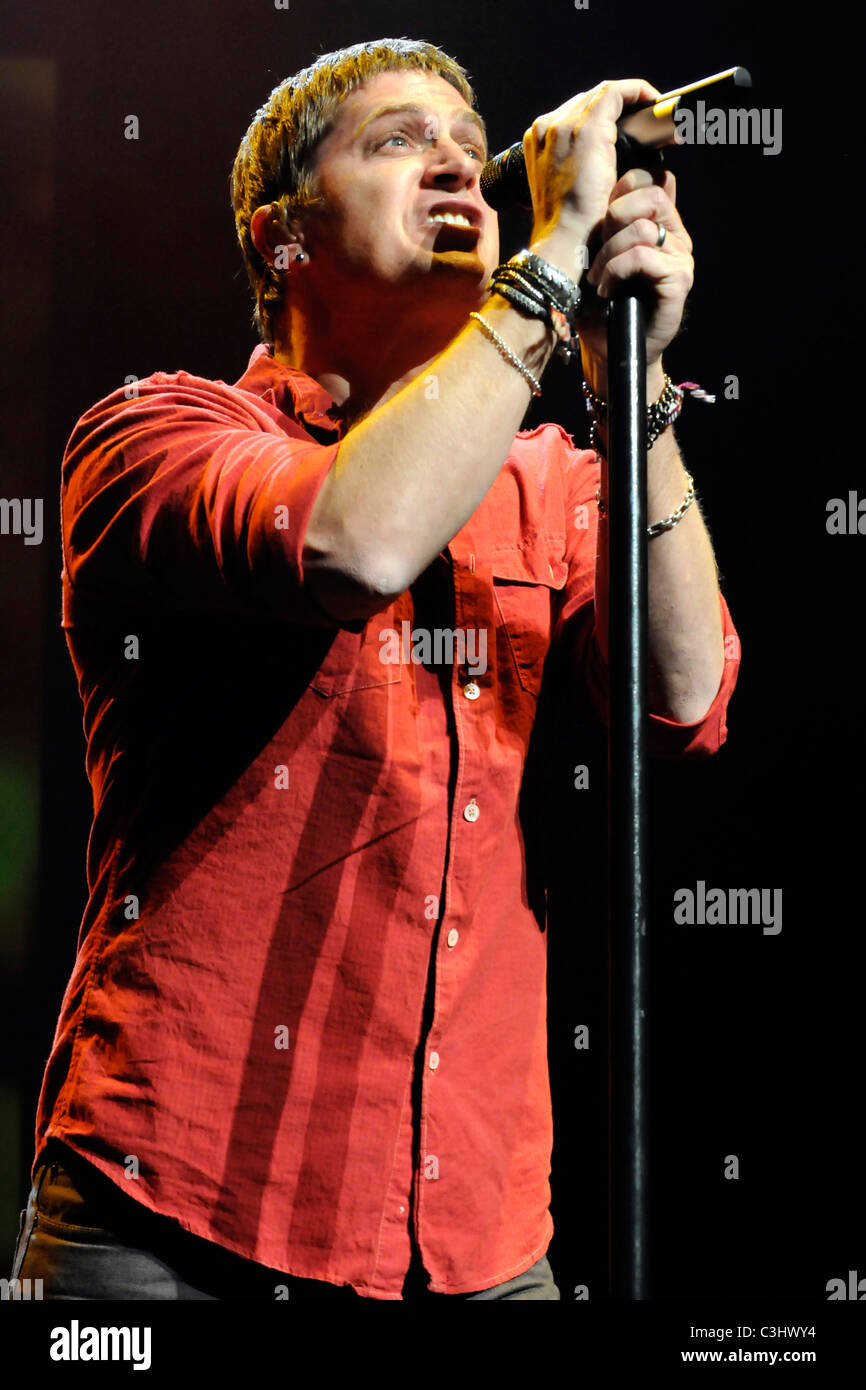 Rob Thomas performing live at the Gibson Amphitheatre Los Angeles ...