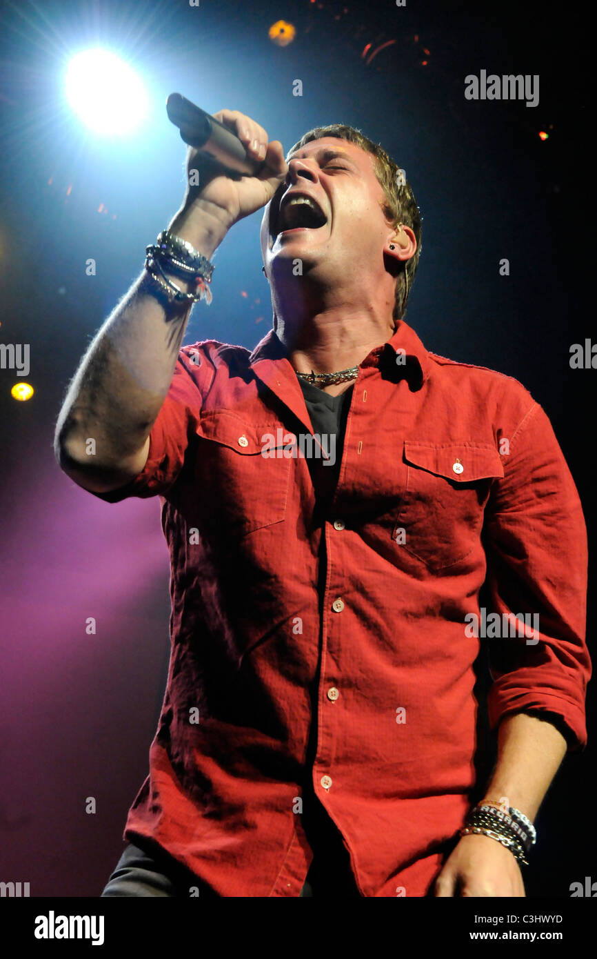 Rob Thomas performing live at the Gibson Amphitheatre Los Angeles ...