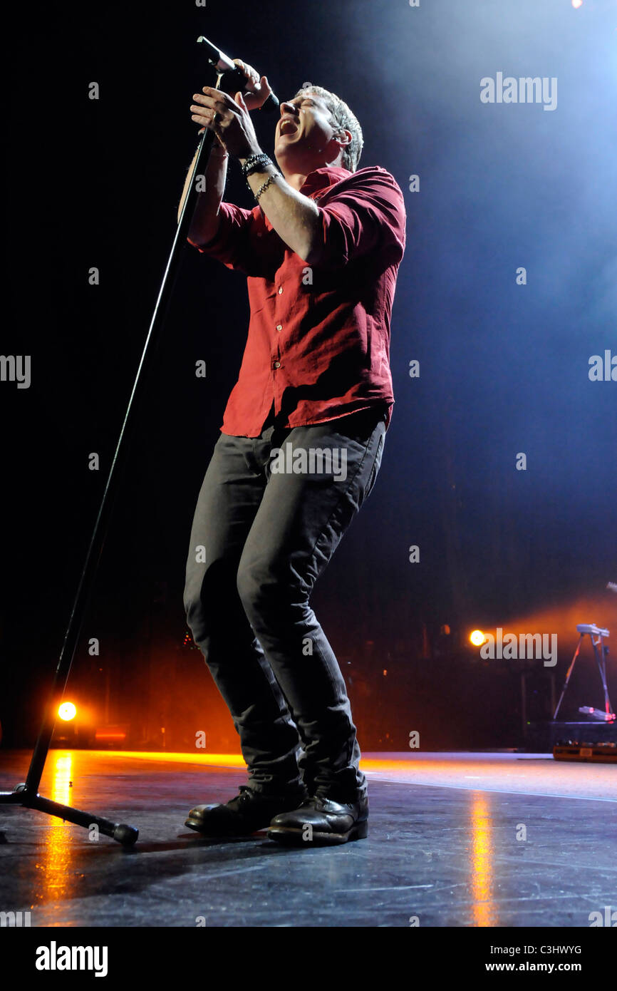 Rob Thomas performing live at the Gibson Amphitheatre Los Angeles ...