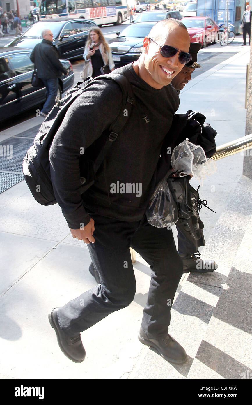 Dwayne 'The Rock' Johnson has his hands full while returning to his ...