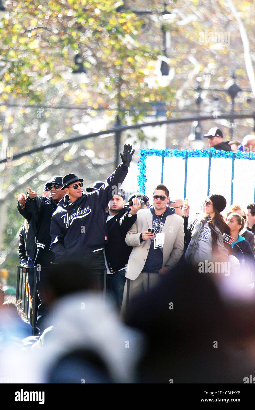 Jay-Z, Alex Rodriguez The New York Yankees 2009 World Series victory ...