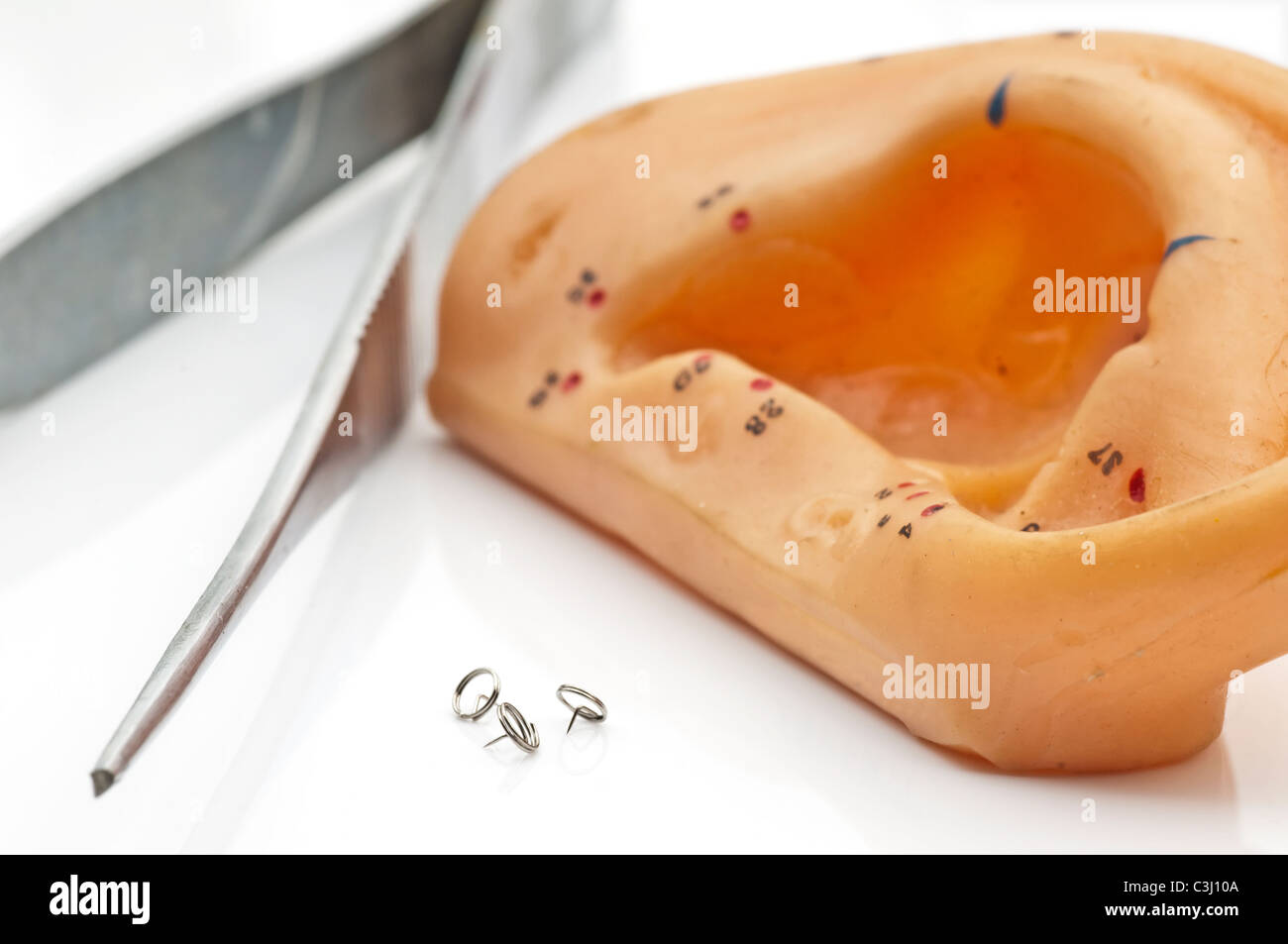 Acupuncture Ear High Resolution Stock Photography and Images - Alamy