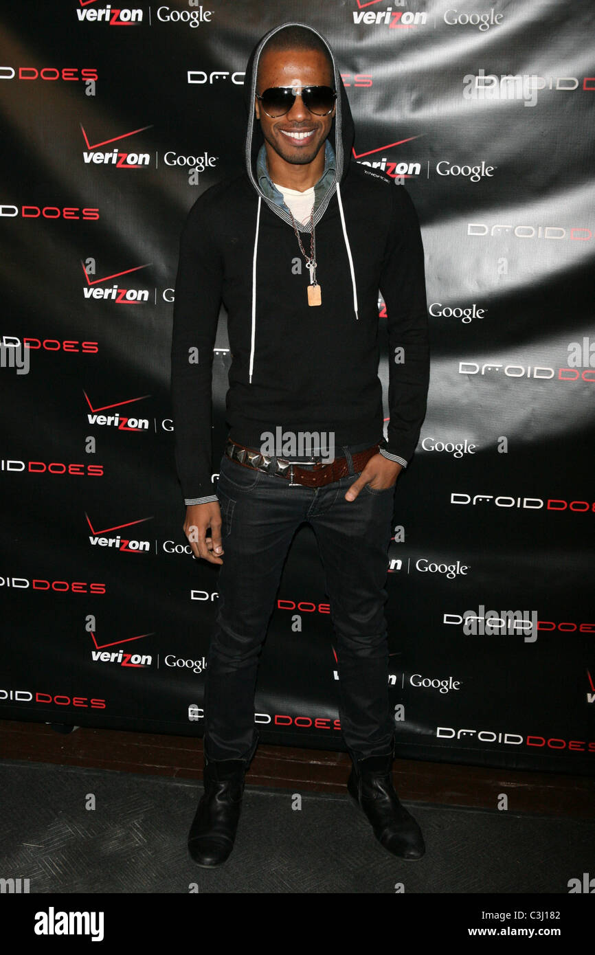 Eric West Verizon wireless launch of the new Droid smart phone held at ...