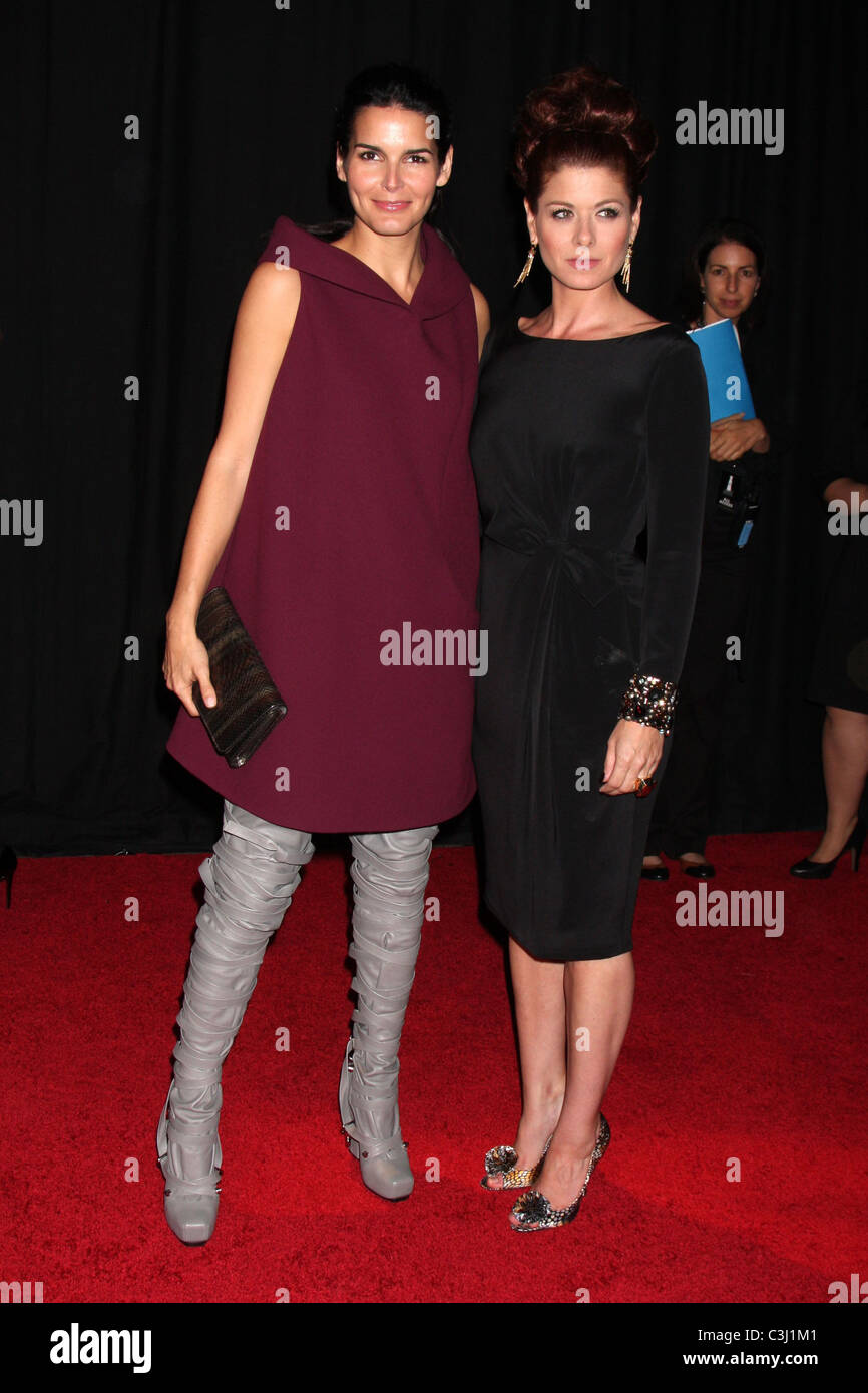 Angie Harmon and Debra Messing Rodeo Drive Walk Of Style Award held on ...