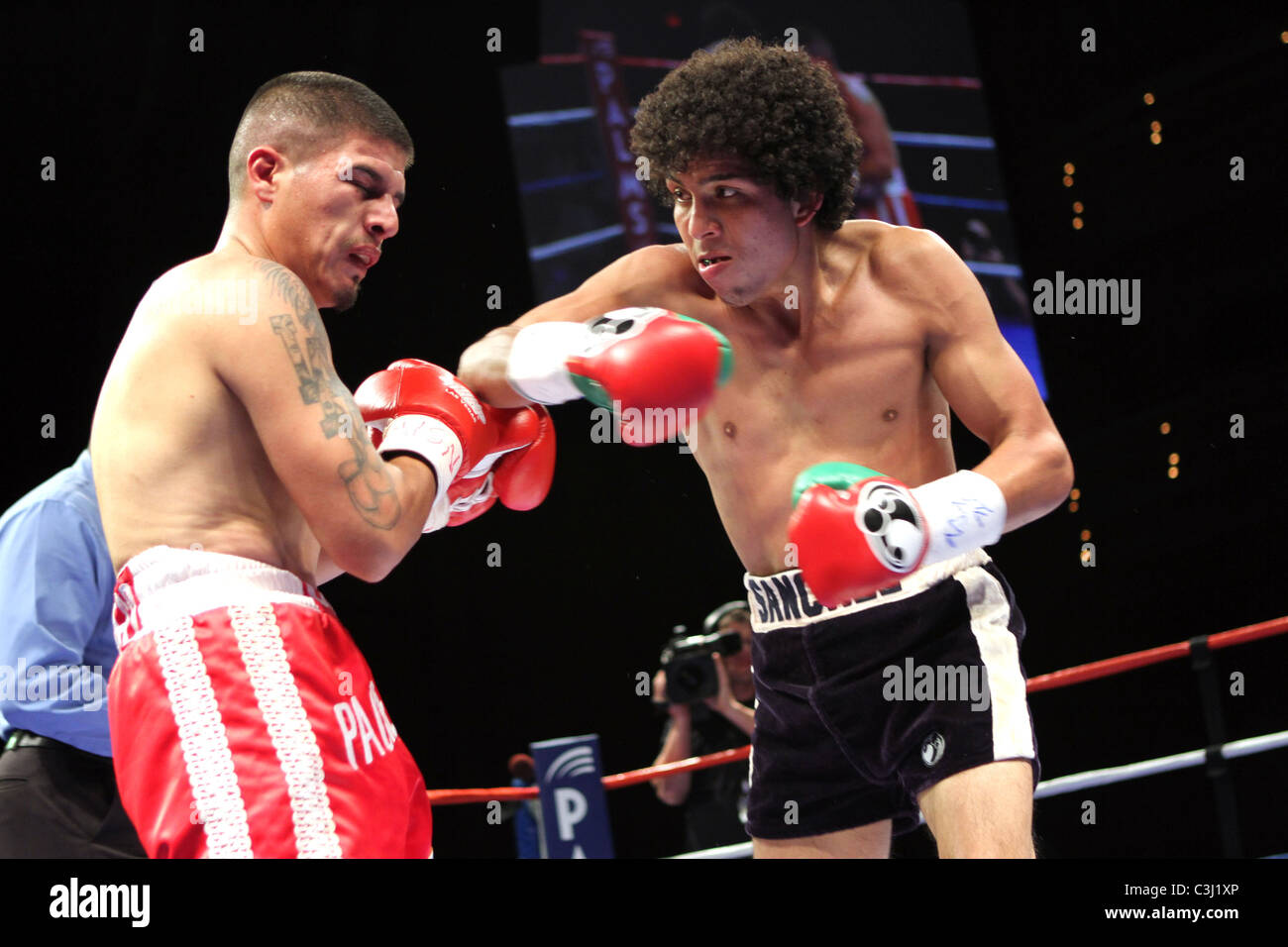 Boxer Salvador Sanchez II defeated Jose Pacheco in a six rounder at the ...