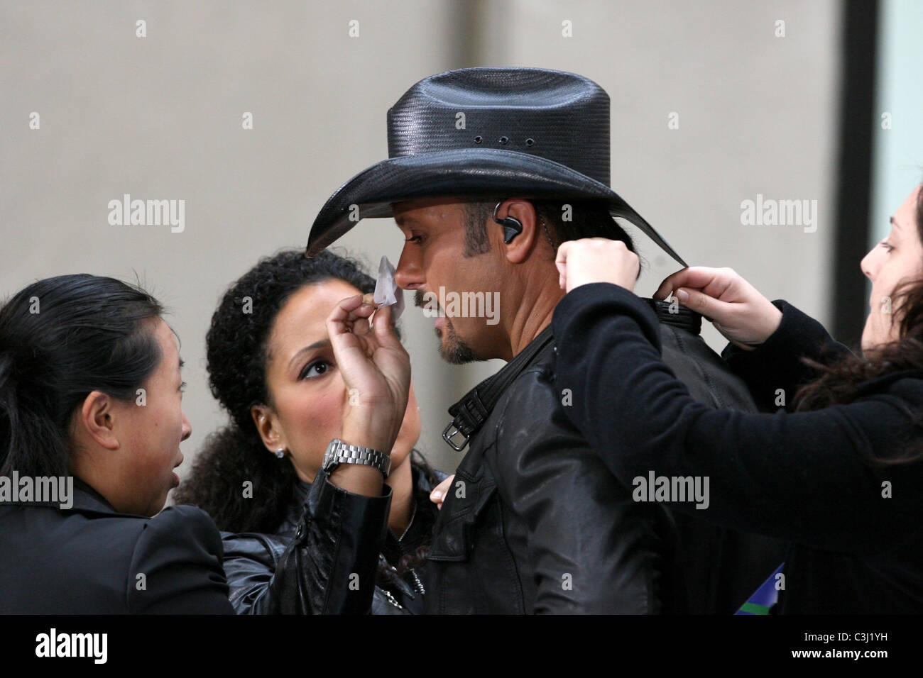 Tim McGraw performing live on the 'Today Show's Concert Series' at ...