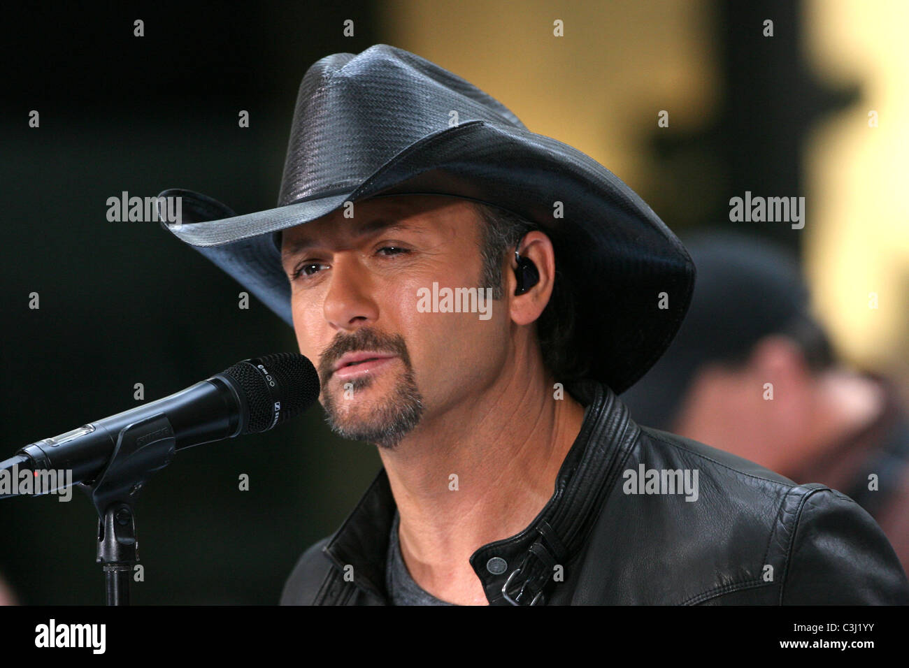 Tim McGraw performing live on the 'Today Show's Concert Series' at ...