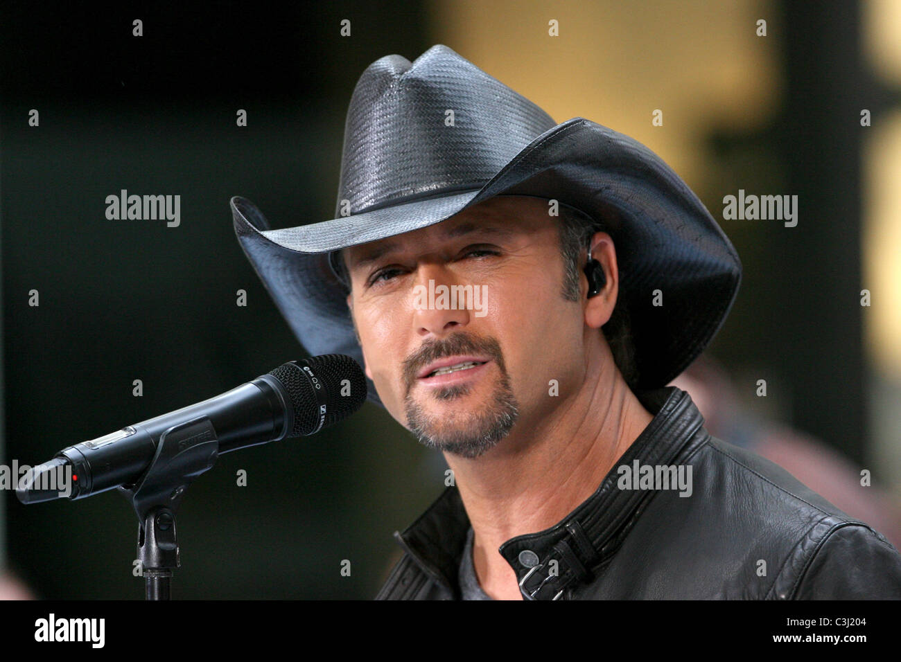 Tim McGraw performing live on the 'Today Show's Concert Series' at ...