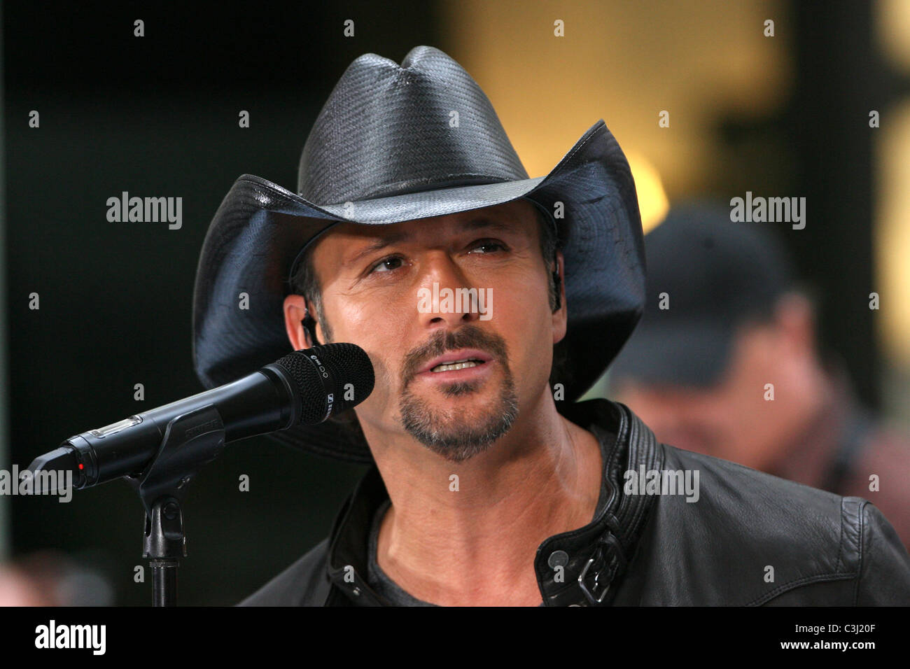 Tim McGraw performing live on the 'Today Show's Concert Series' at ...