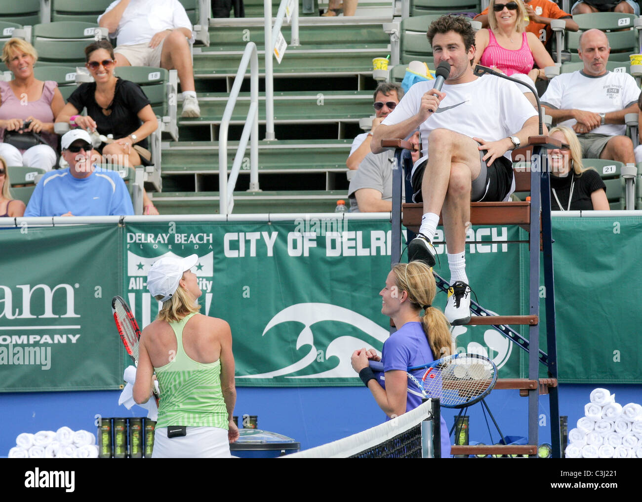 Justin Gimelstob participate in the Chris Evert/Raymond James Pro ...