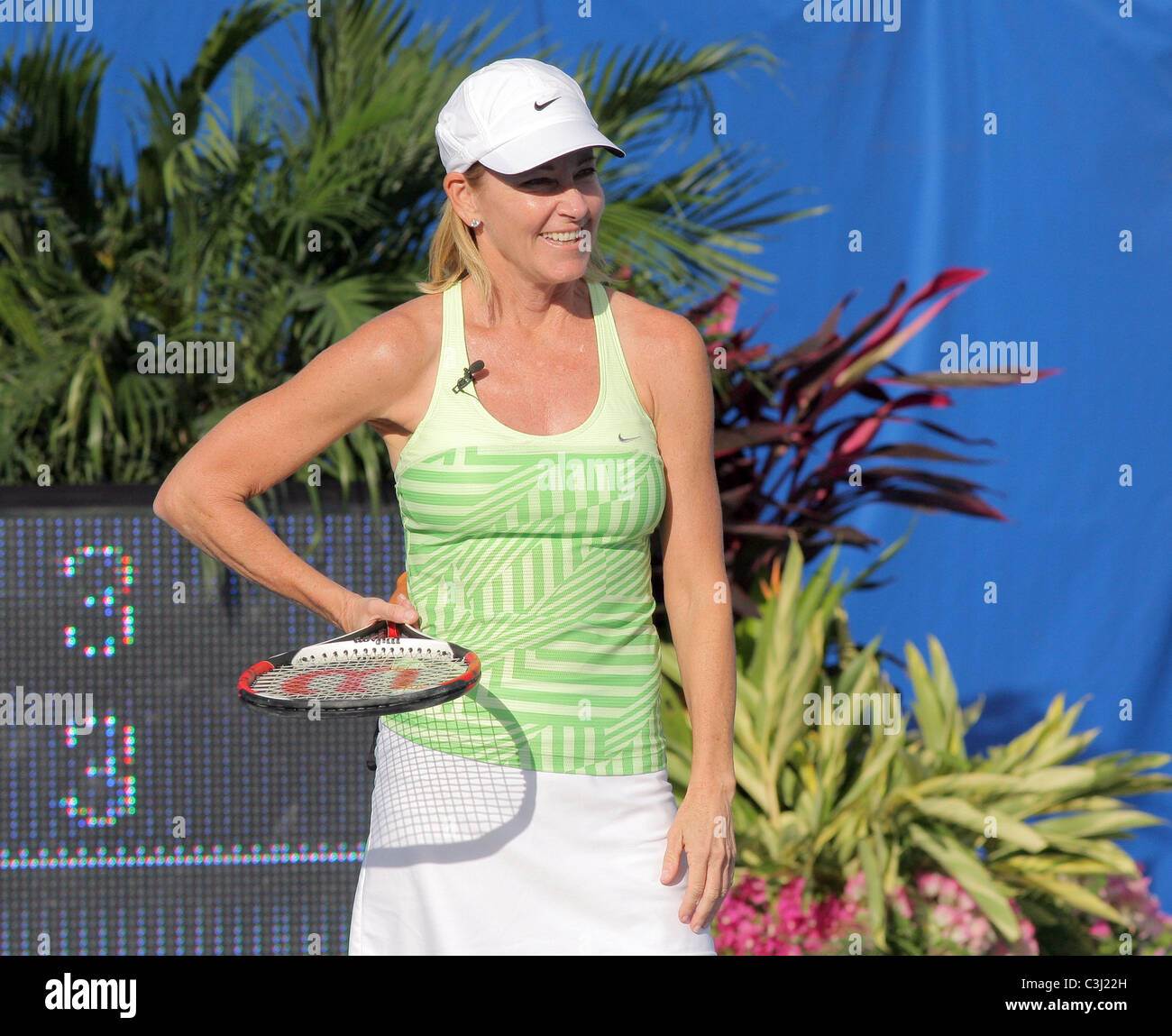 Chris Evert participate in the Chris Evert/Raymond James Pro-Celebrity ...