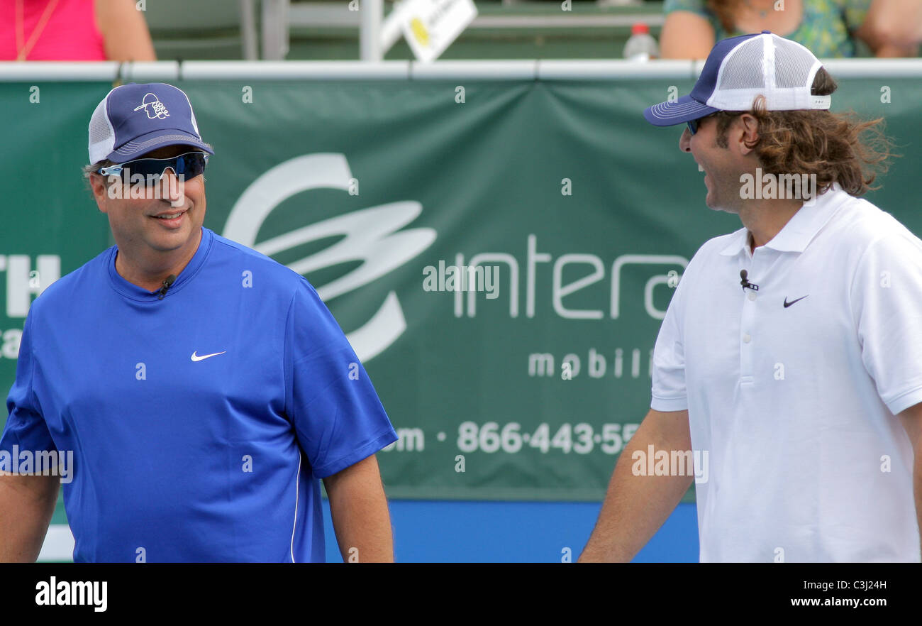 Jon Lovitz, Vince Spadea participate in the Chris Evert/Raymond James ...