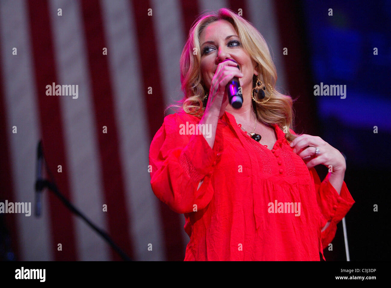 Lee Ann Womack performing in concert at the 6th annual American Freedom ...