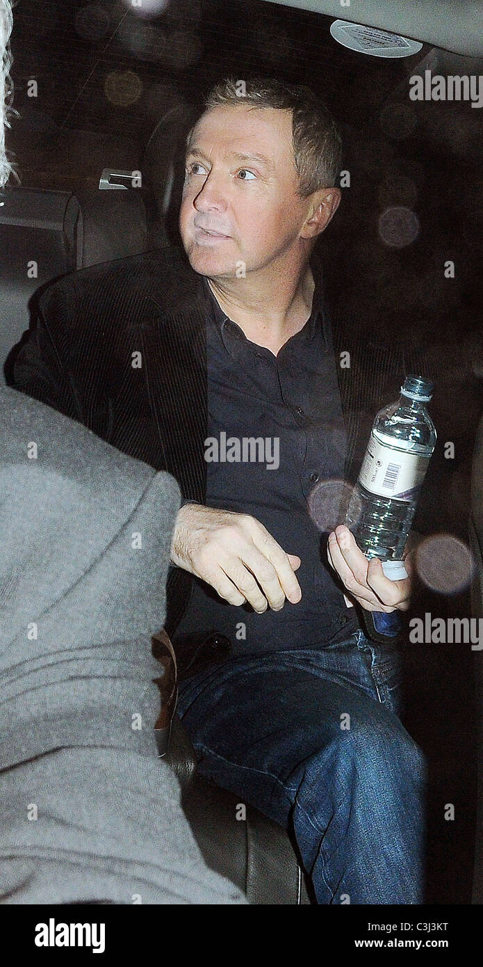 X Factor Judge - Louis Walsh leaving a studio after rehearsals London ...
