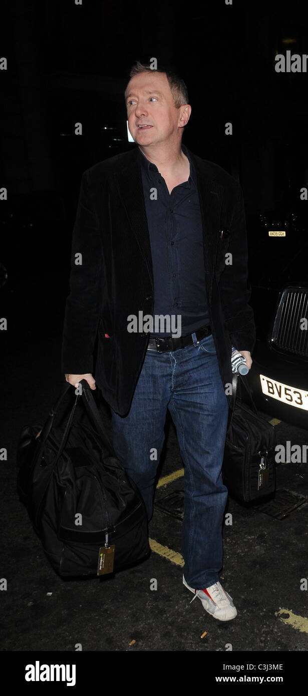 X Factor Judge - Louis Walsh leaving a studio after rehearsals London ...