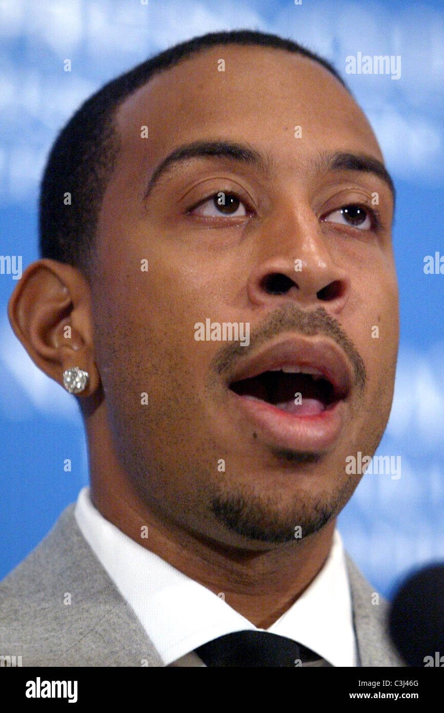 Chris Bridges aka Ludacris speaks about The Ludacris Foundation at the ...