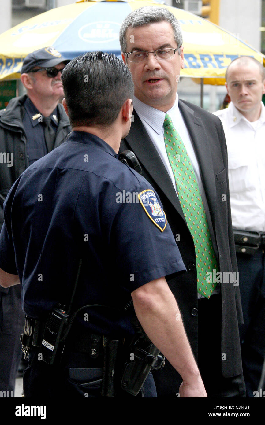 Robert Halderman outside Manhattan Criminal Court where his attorney ...