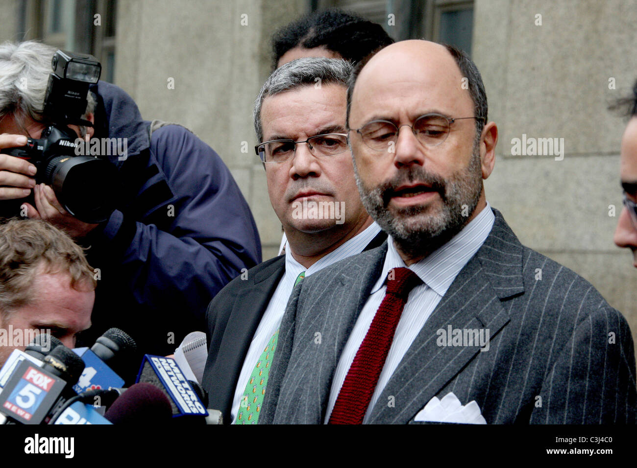 Robert Halderman and his lawyer Gerald Shargel Robert Halderman outside ...