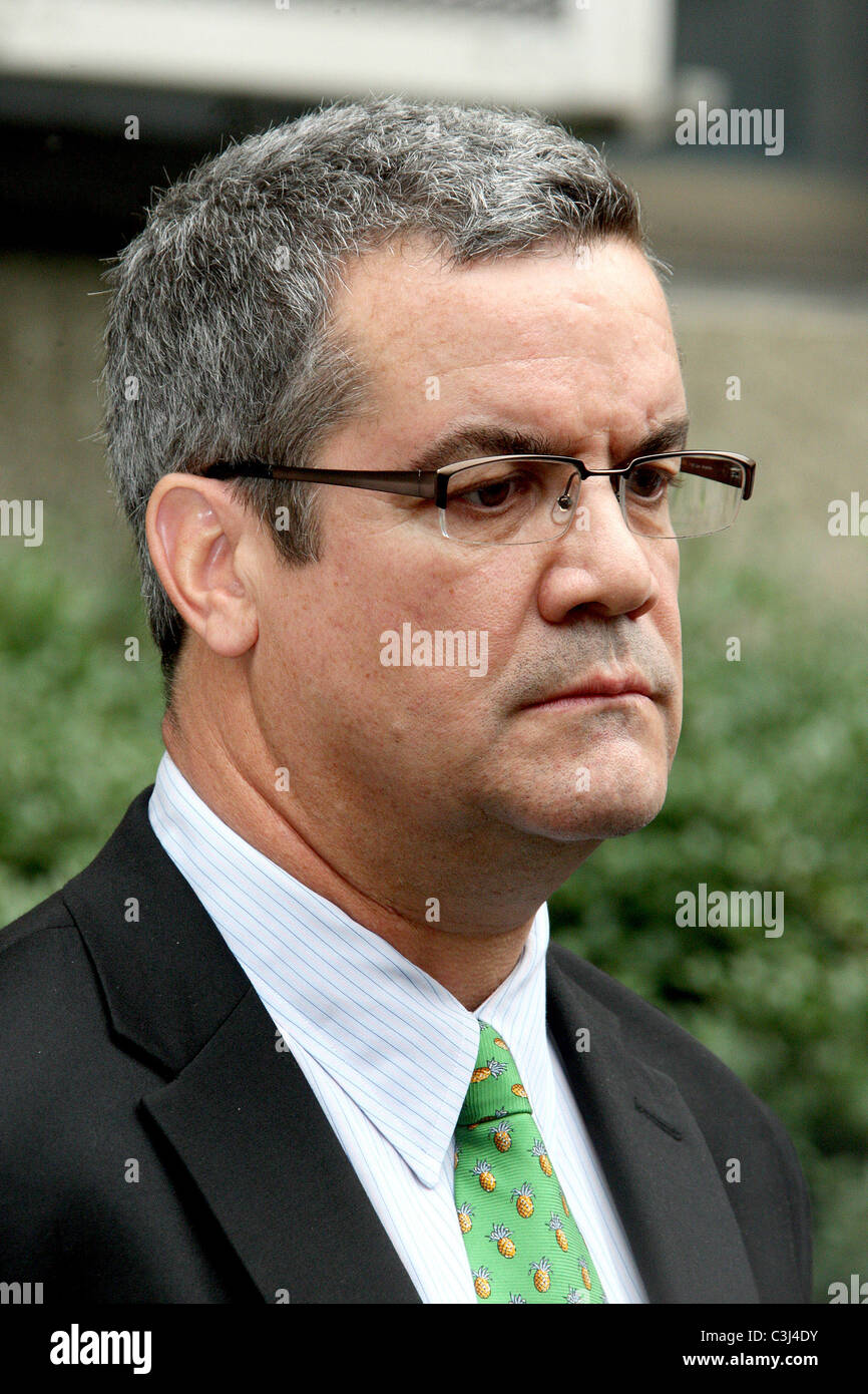 Robert Halderman outside Manhattan Criminal Court where his attorney ...