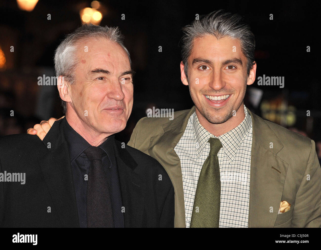 Larry Lamb and George Lamb The UK premiere of 'Harry Brown' held at the ...
