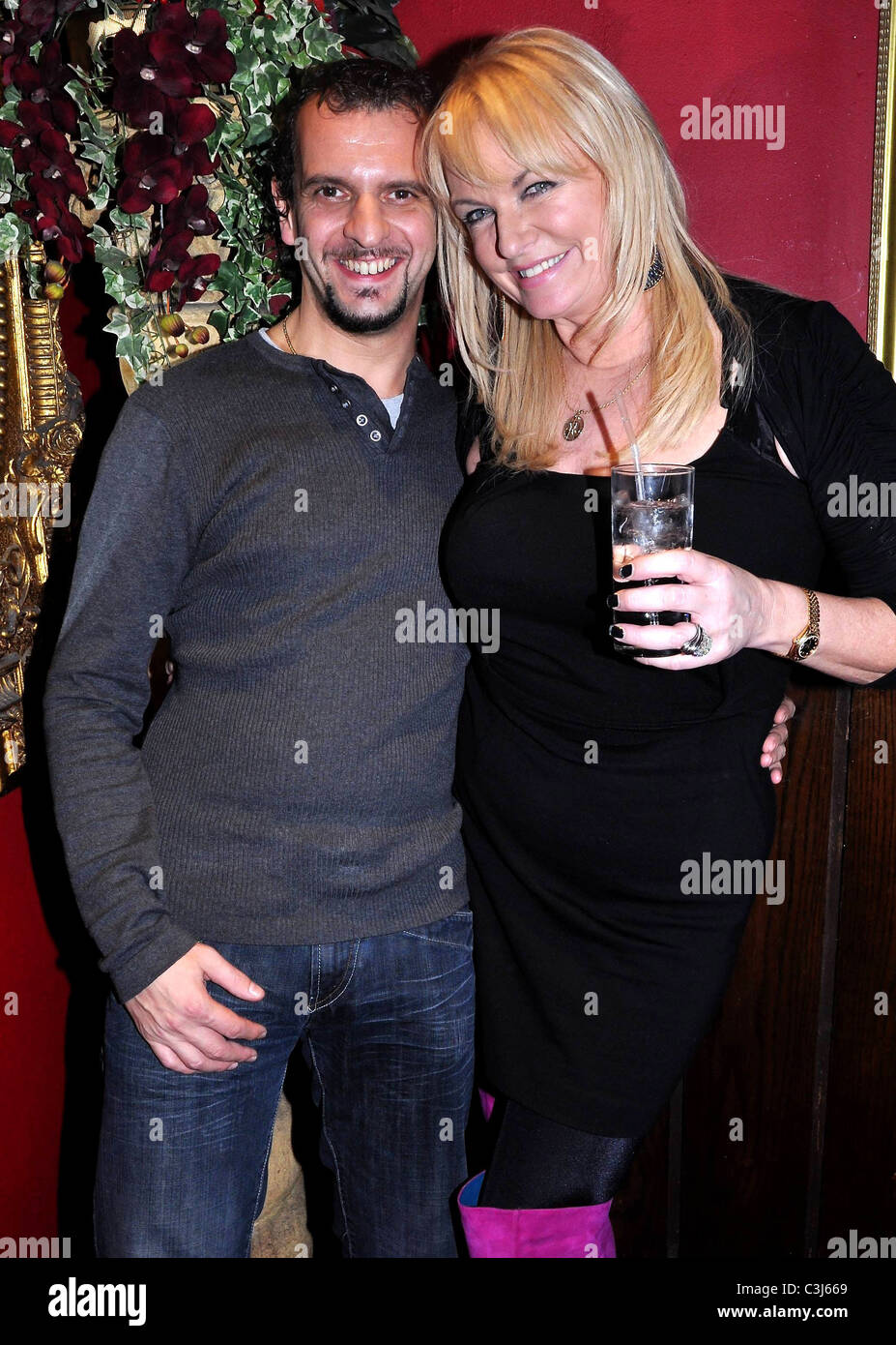 Andrea Brasolin and Cindy Cafolla The Pink & Black Affair party at ...