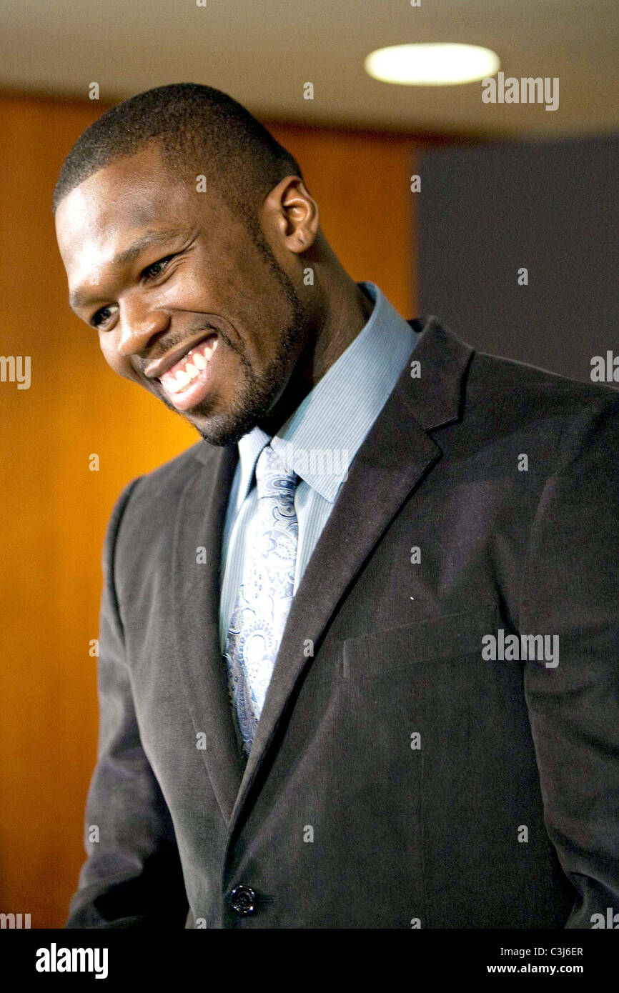 50 Cent aka Curtis James Jackson III promotes his new fragrance 'Power ...