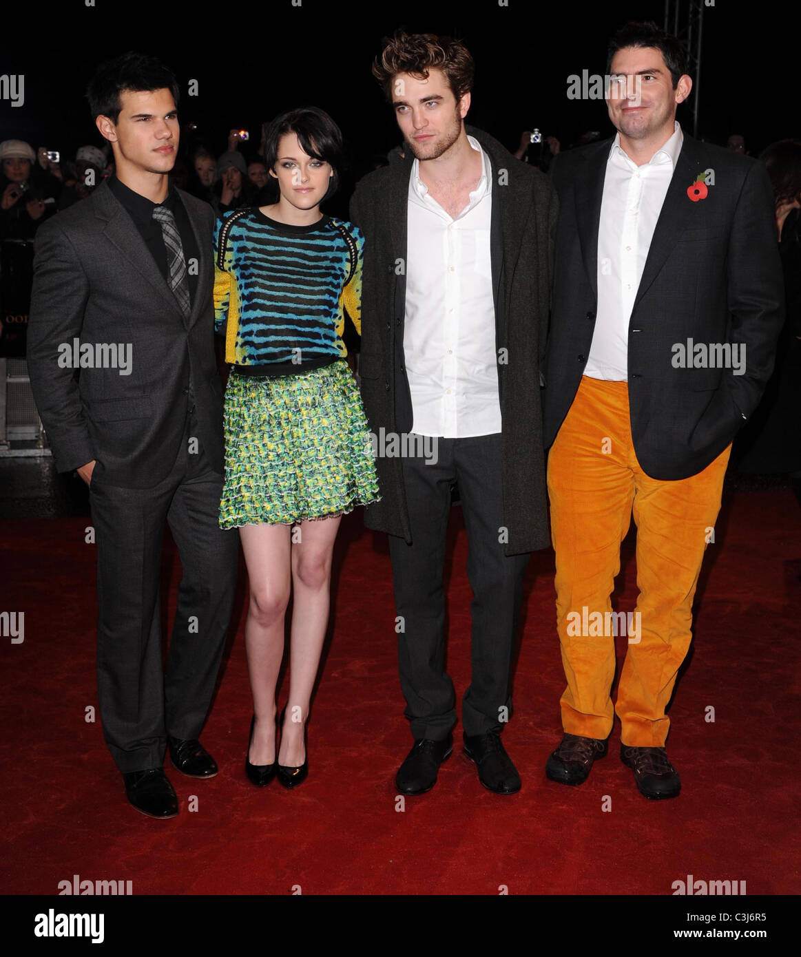 Taylor Lautner, Kristen Stewart, Robert Pattinson and Chris Weitz UK ...