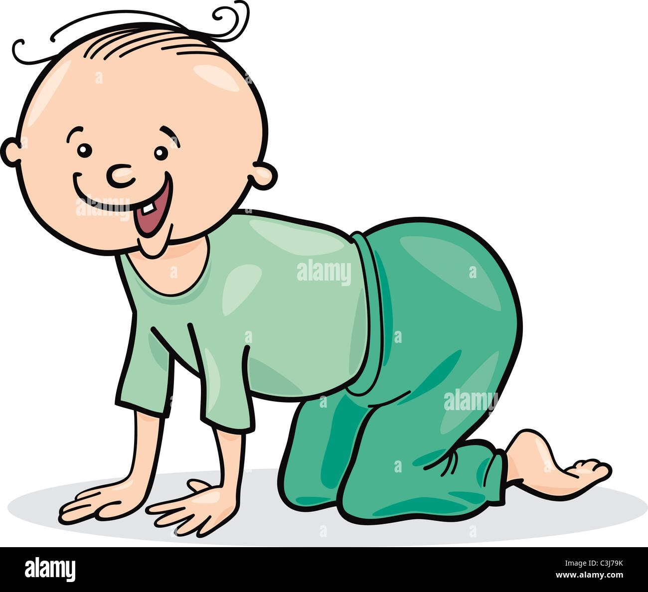 Crawling Man Clipart