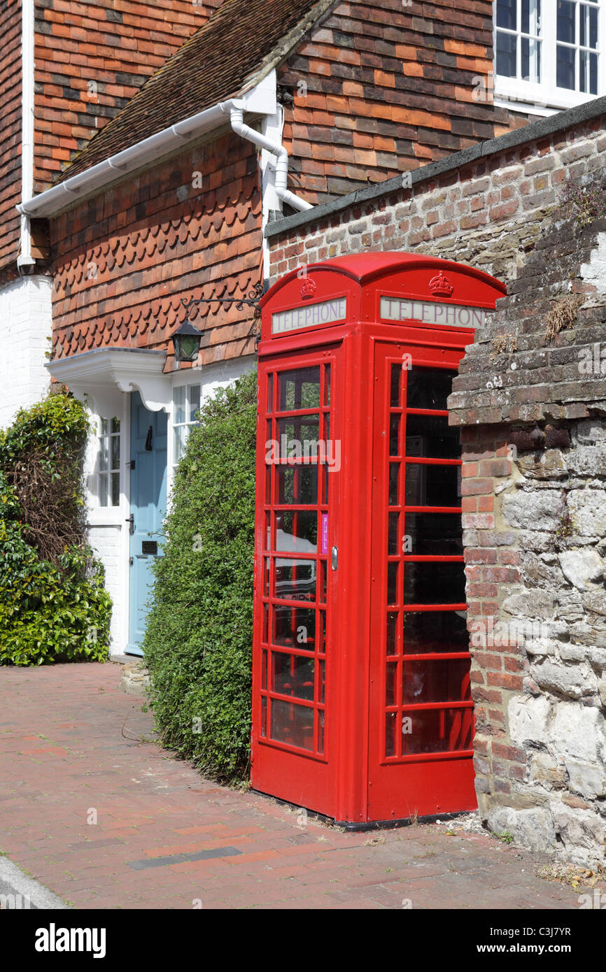 Red telephone box sussex england hi-res stock photography and images ...