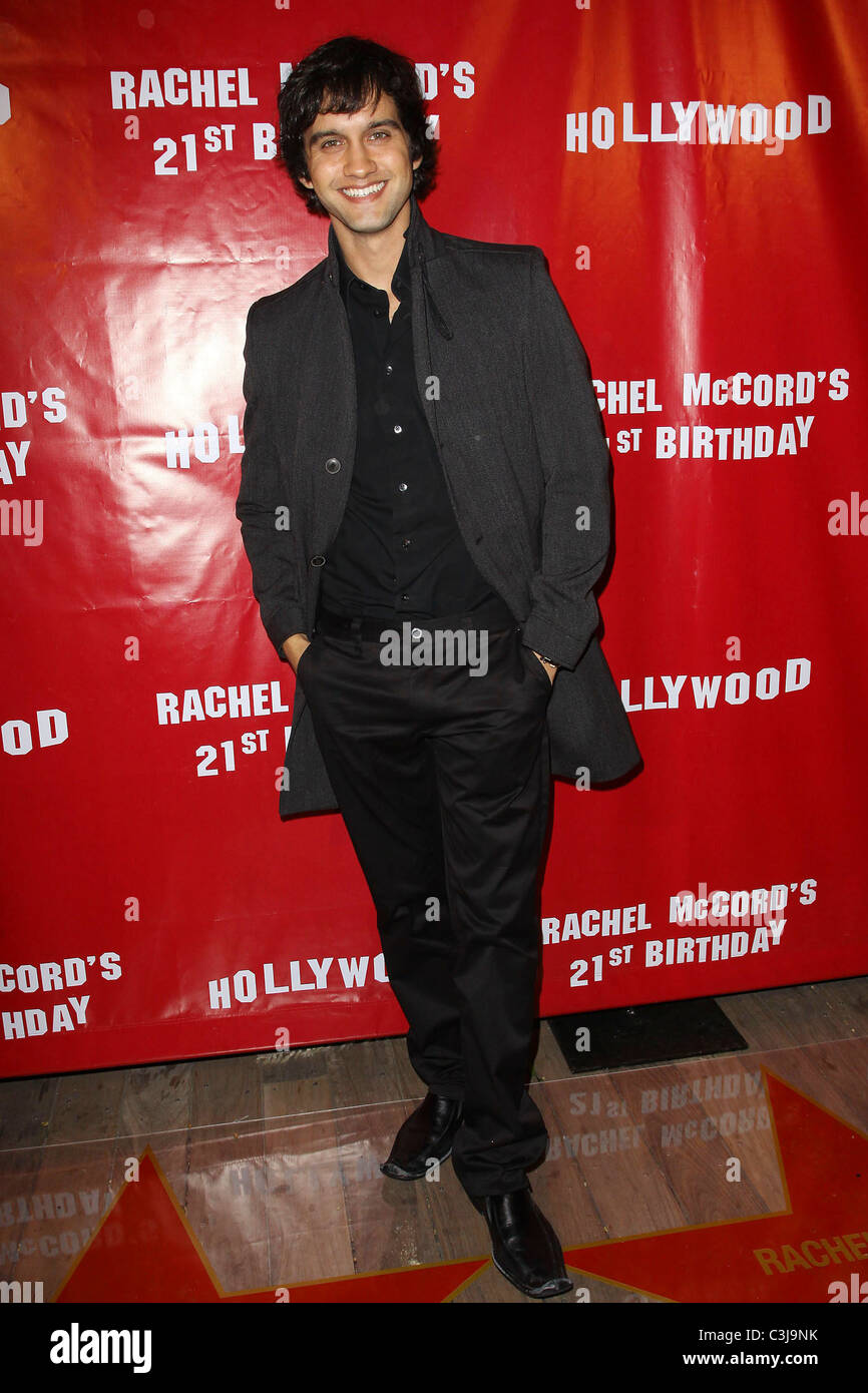 Micael Steger Rachel McCord's 21st birthday party held at Skybar at the ...