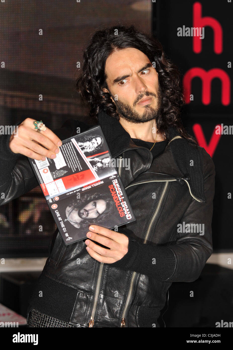 Russell Brand signing session held at HMV Oxford Street to promote his ...