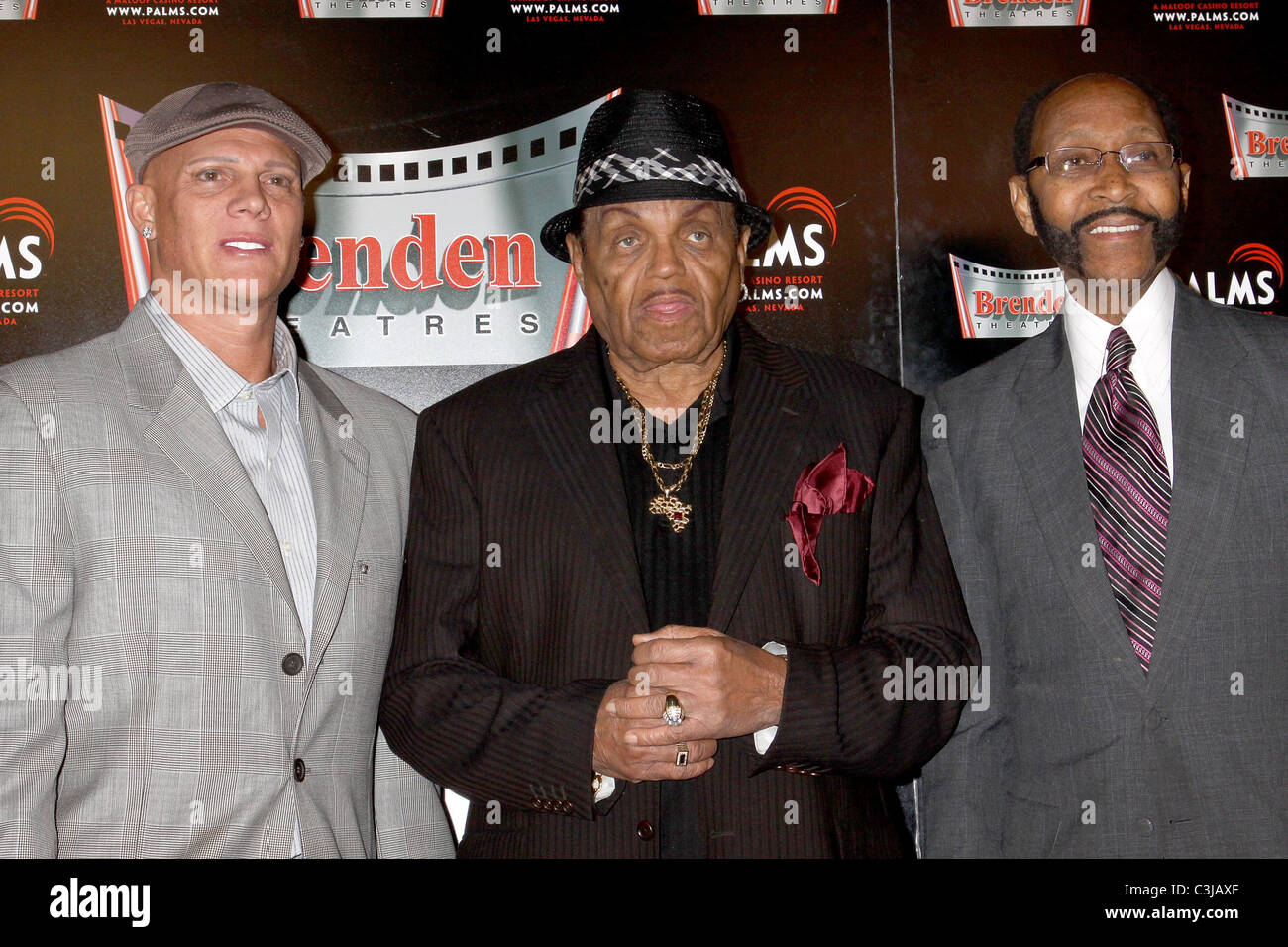 Johnny Brenden, Joe Jackson, Mayor Rudy Clay of Gary, Indiana Press ...