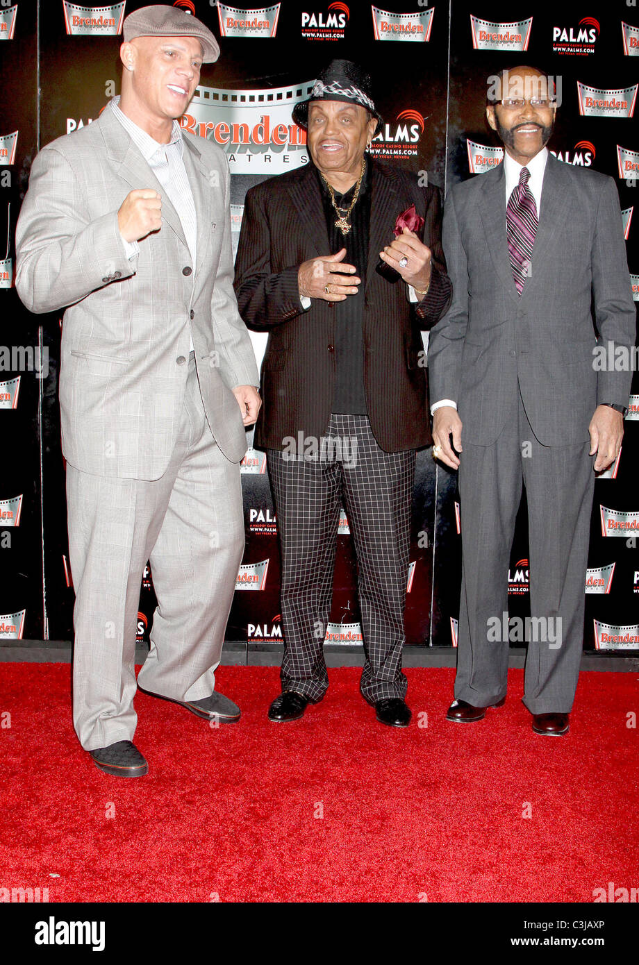 Johnny Brenden, Joe Jackson, Mayor Rudy Clay of Gary, Indiana Press ...
