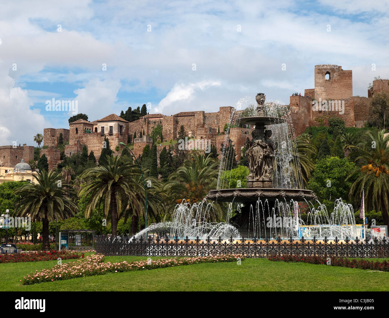 The Alcazaba in Malaga, Spain Stock Photo - Alamy
