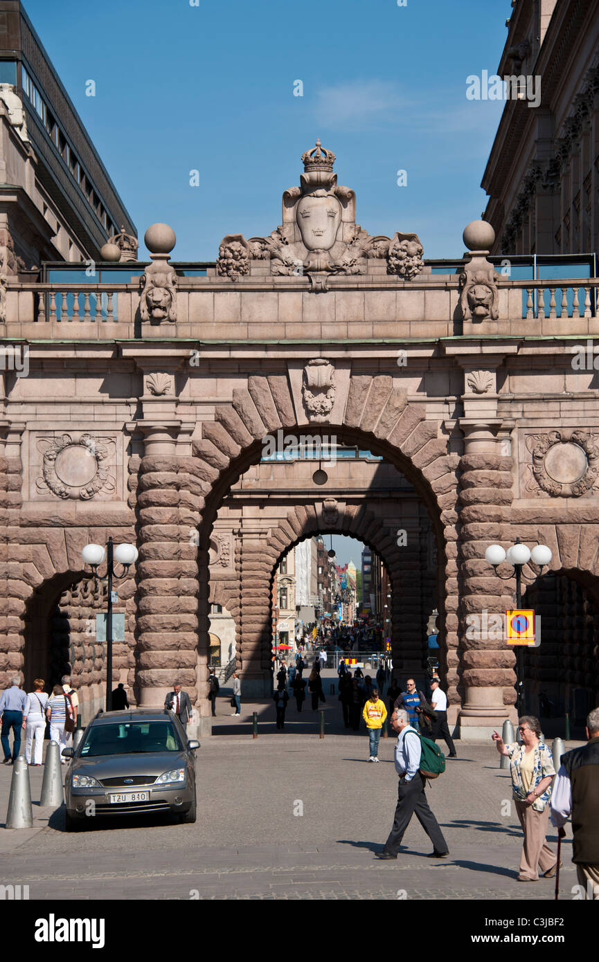 Swedens parliament building Riksdagshuset Riksdagen Stock Photo - Alamy