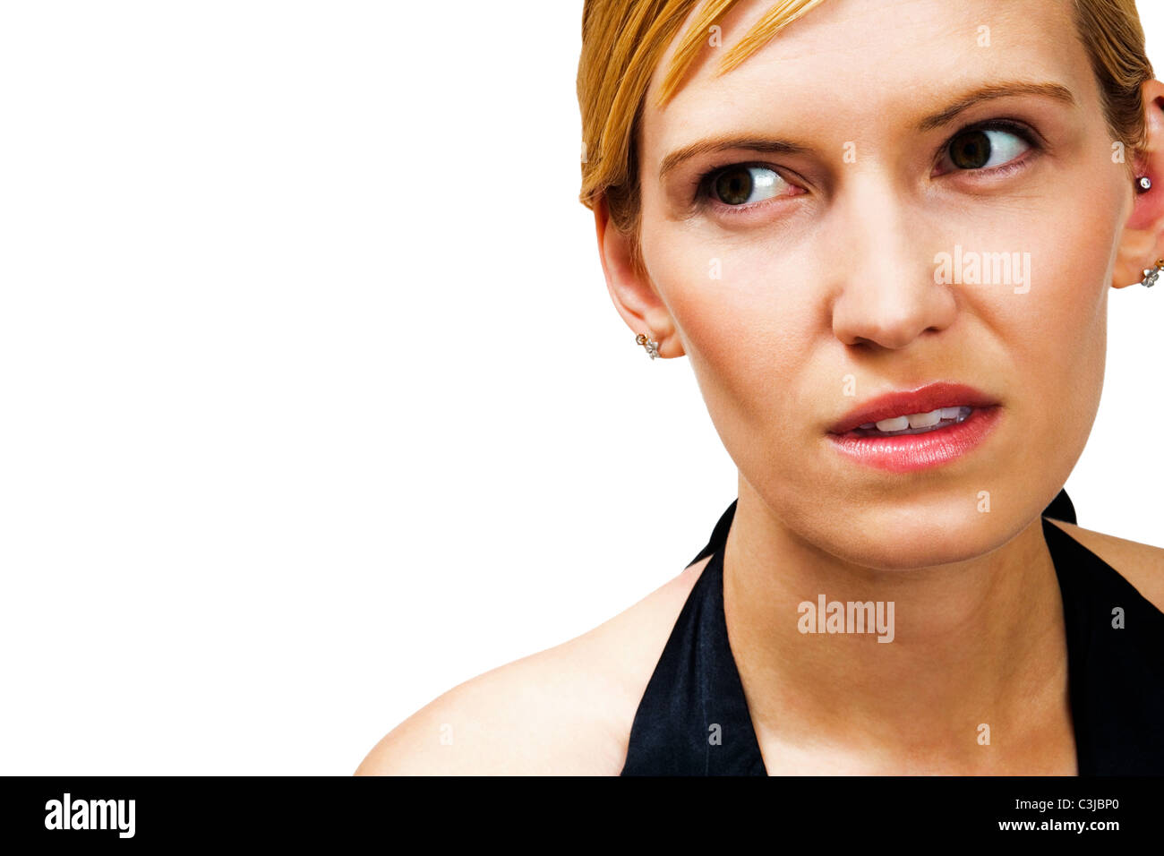 Serious beautiful hi-res stock photography and images - Alamy