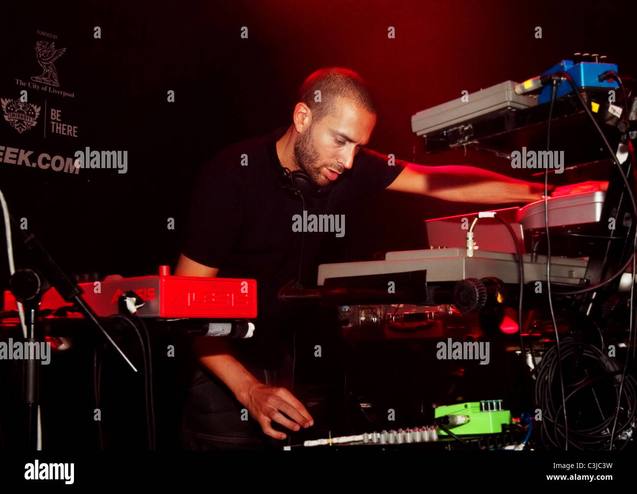 Simon Richmond of The Bays performing at the Liverpool Masque as part ...